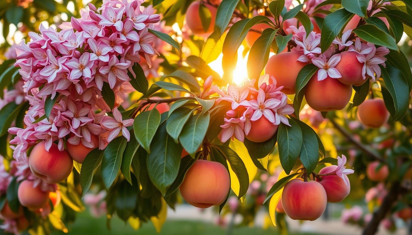 Flowering Peach Tequila Sunrise Tree: A Colorful Delight